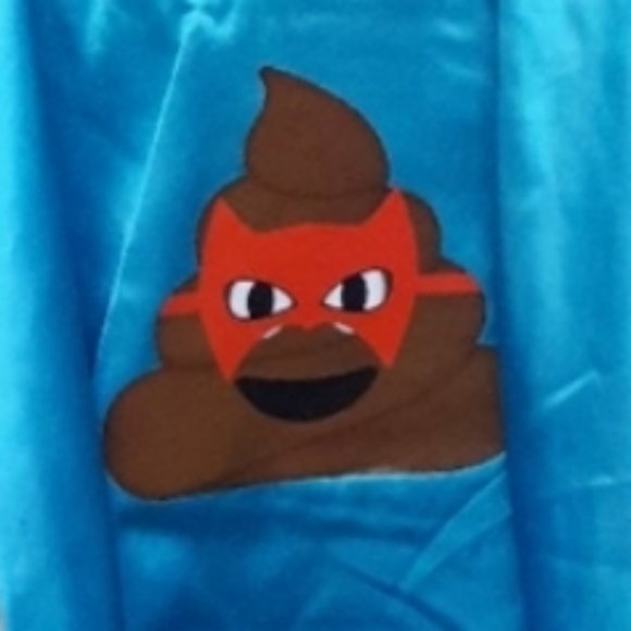 Almar | Costumes | Emoji Poop Superhero Reversible Cape Mask | Poshmark